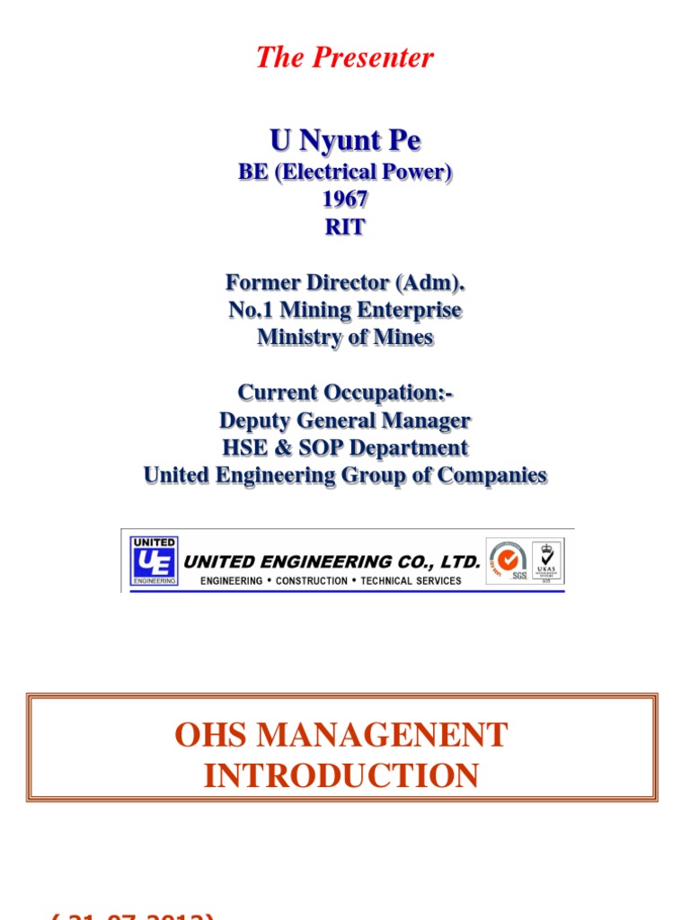 OHS Management System Overview | PDF | Occupational Safety And Health ...