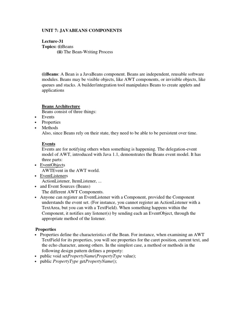 Java Study Material | PDF | Method (Computer Programming) | Class ...