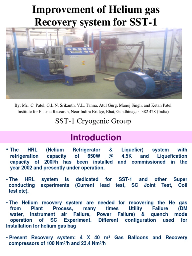 Recovery of Helium | Download Free PDF | Helium | Balloon