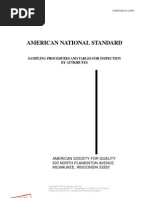 Ansi+asq+z1 9-2003+ (R2013) PDF | PDF | Standard Deviation | Sampling (Statistics)