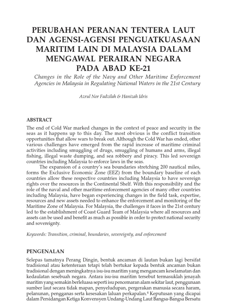 Azrul Nor Fadzilah & Hanizah Idris-Changes in The Role of The Navy and ...