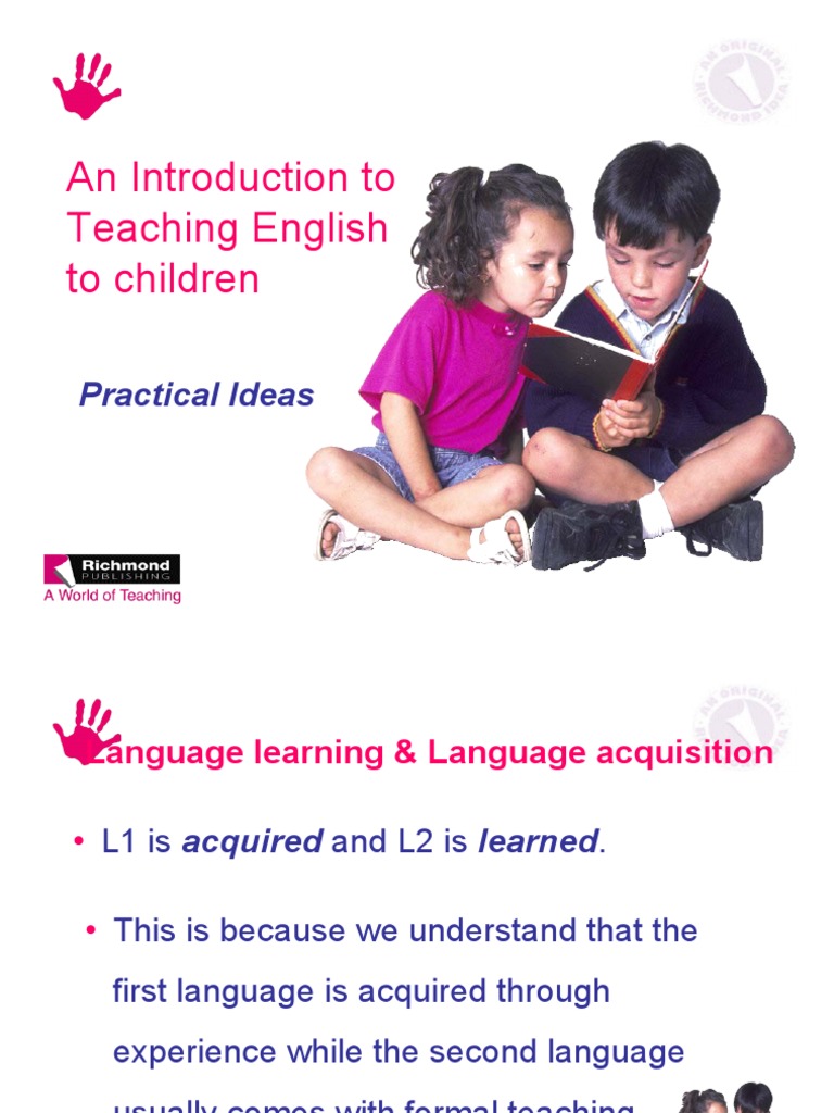 An Introduction To Teaching English To Children | PDF | English ...