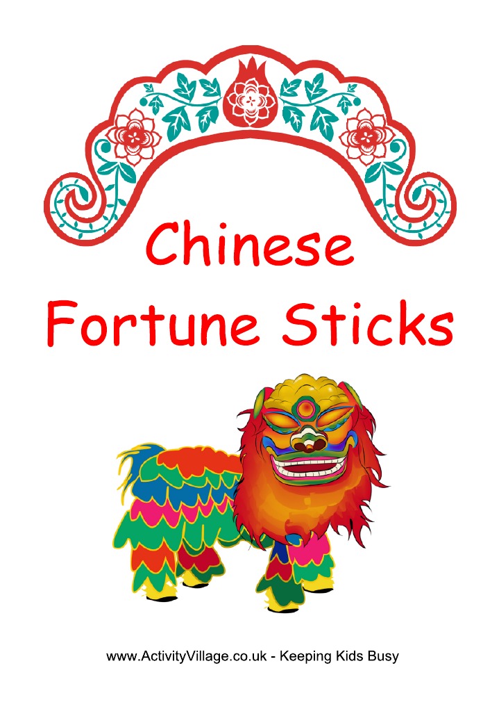 Chinese Fortune Stick | PDF