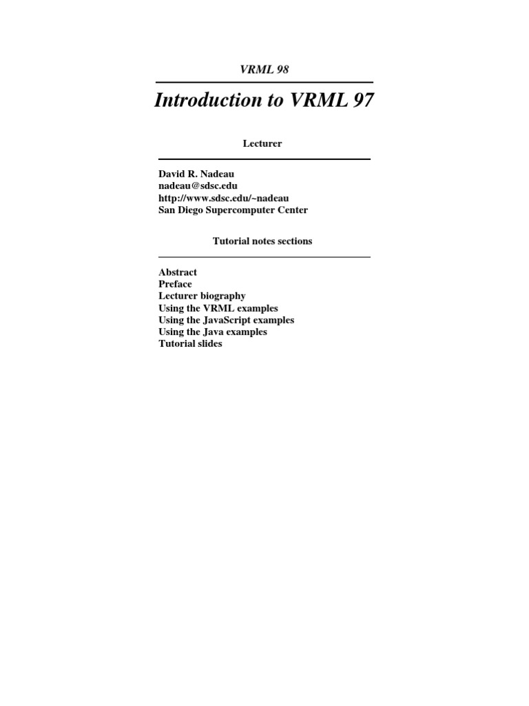 VRML | PDF