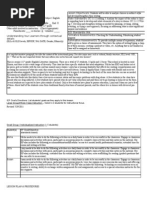 Sample Integrated Lesson Plan | PDF | Reading Comprehension | Communication