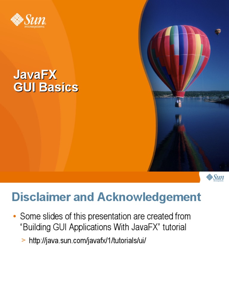 Javafx Gui Basic | PDF