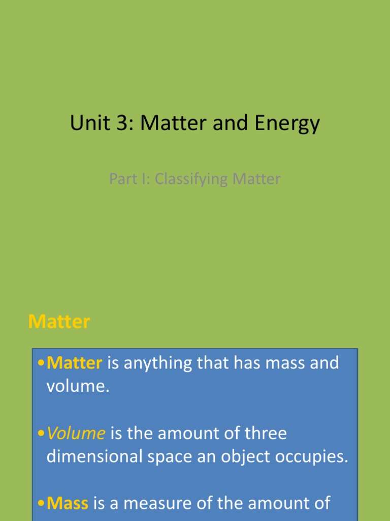 Understanding Matter and Energy Concepts | PDF | Metals | Chemical Elements