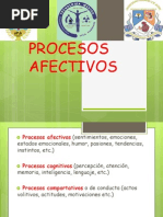 Los Procesos Afectivos | PDF | Las emociones | Experiencia