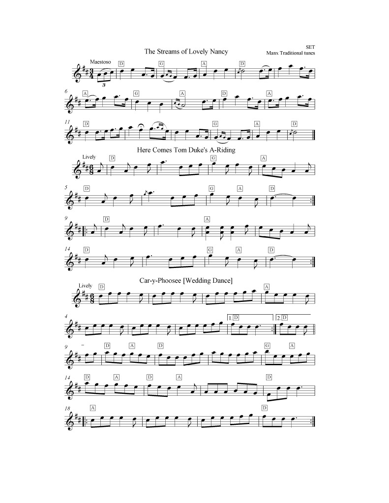 Manx Fiddle Tunes | PDF