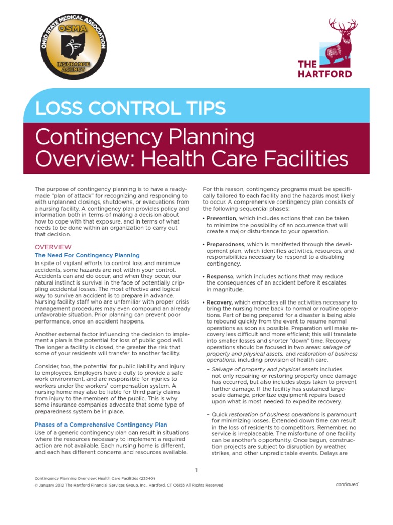 Loss Control Tips | PDF | Emergency | Incident Management