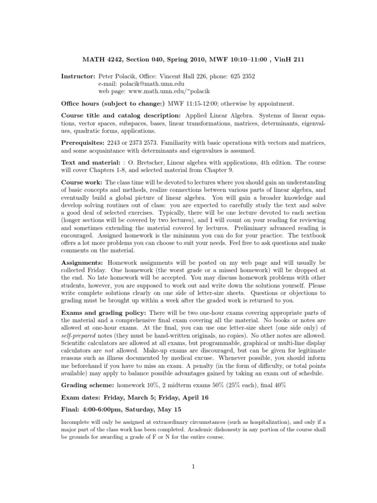 Lin Alg | Download Free PDF | Linear Algebra | Algebra