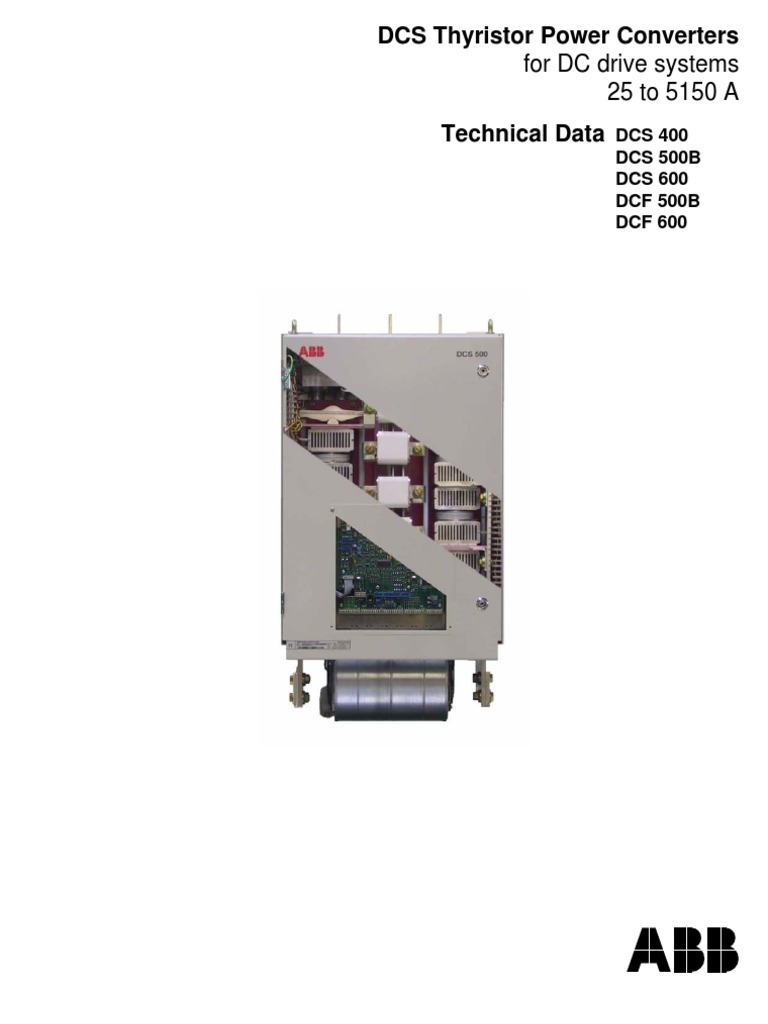 DC Drive ABB | PDF | Power Supply | Direct Current