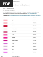 Hex Color Code | PDF | Game Theory | Graphic Design