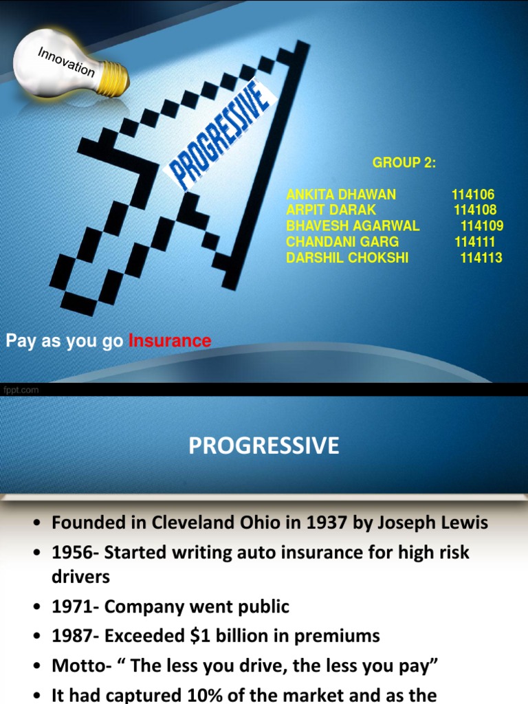 Progressive Innovation | PDF | Vehicle Insurance | Insurance