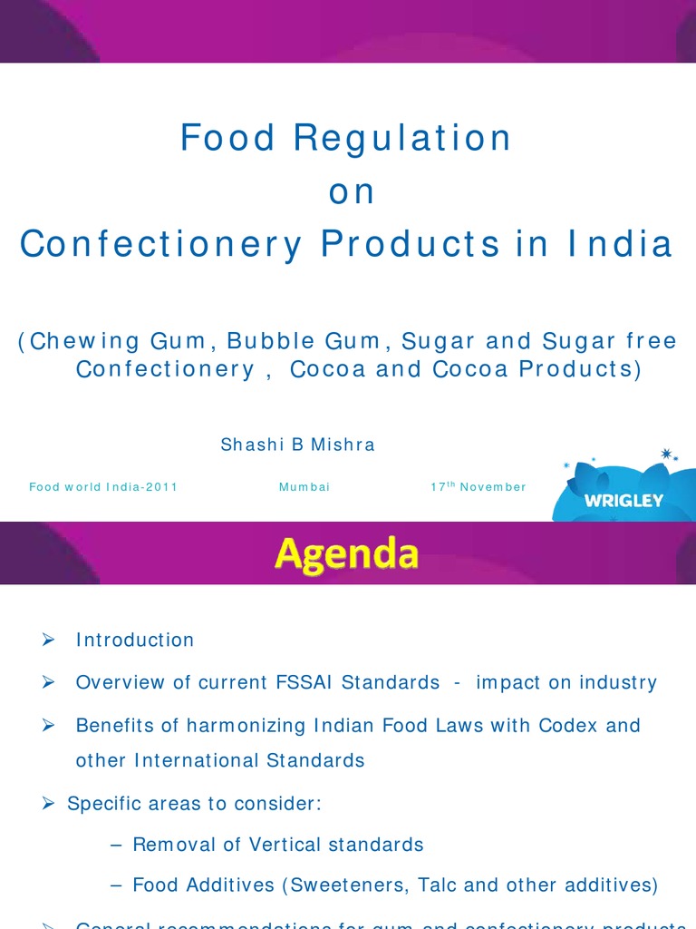 Food regulations on confectionery products | Sugar Substitute | Magnesium