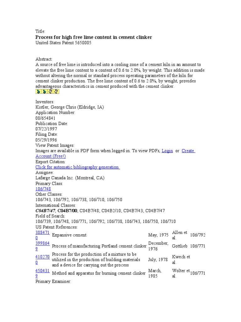 Free Lime | PDF | Cement | Physical Sciences