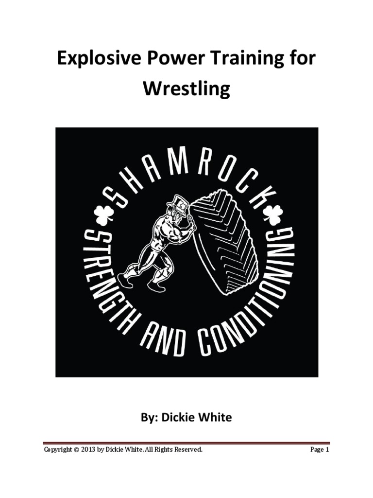 Explosive Power Training For Wrestling | PDF | Kettlebell | Weight Training