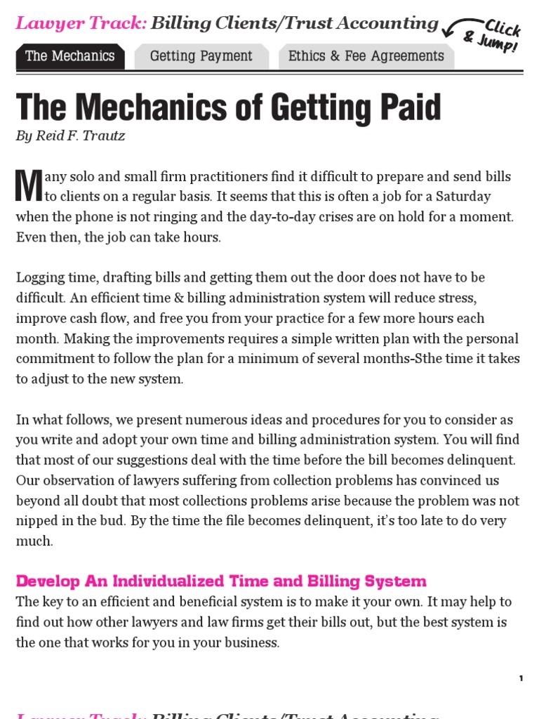Effective Legal Billing Strategies | PDF | Credit Card | Lawyer
