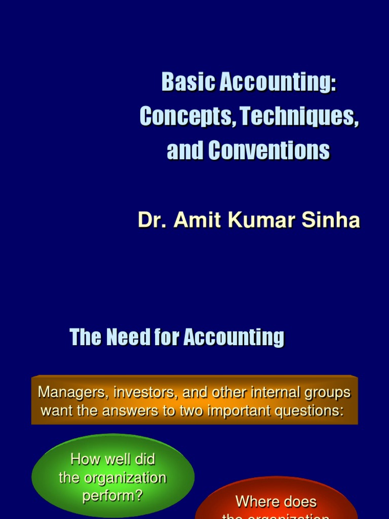 Basic Accounting Concepts | PDF | Balance Sheet | Equity (Finance)