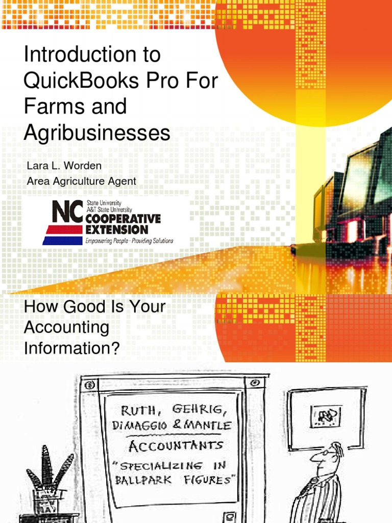 Introduction To QuickBooks For Farmers | PDF | Invoice | Accrual