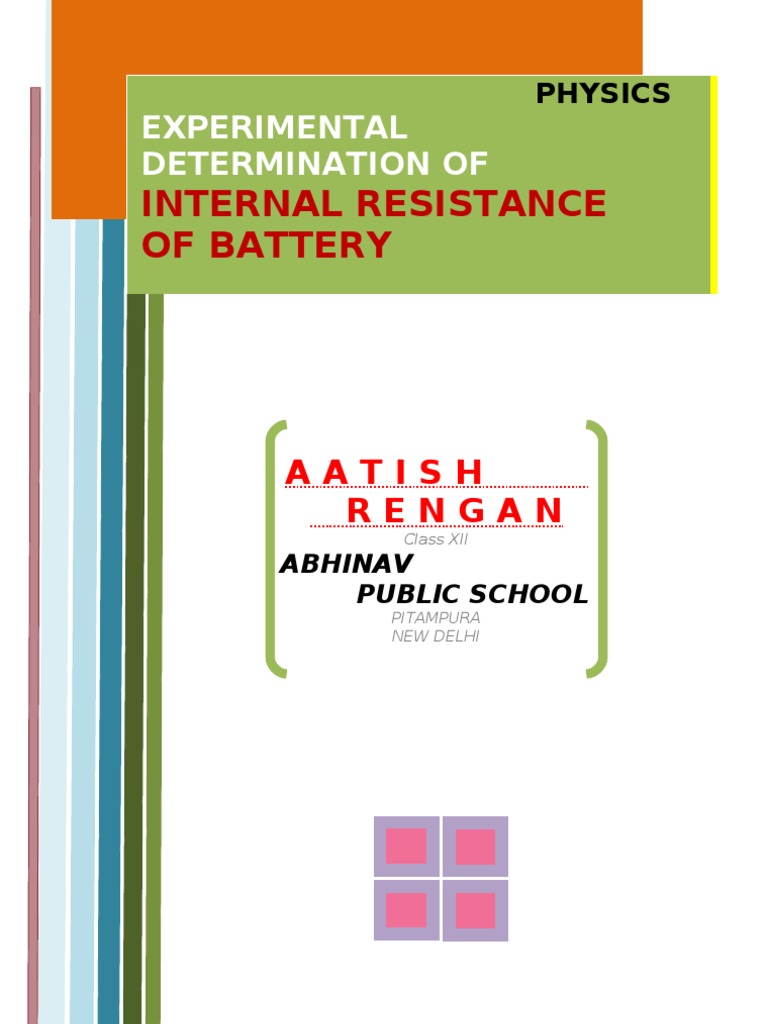 Internal Resistance of Battery | Rechargeable Battery | Battery ...