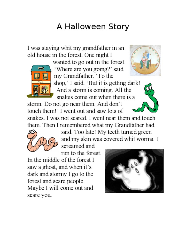 Halloween Ghost in the Forest | PDF