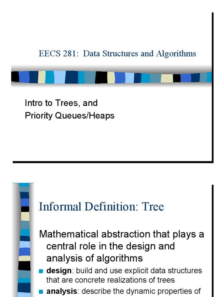 An Introduction To Trees Priority Queues Heaps And The Heapsort Algorithm Pdf Algorithms