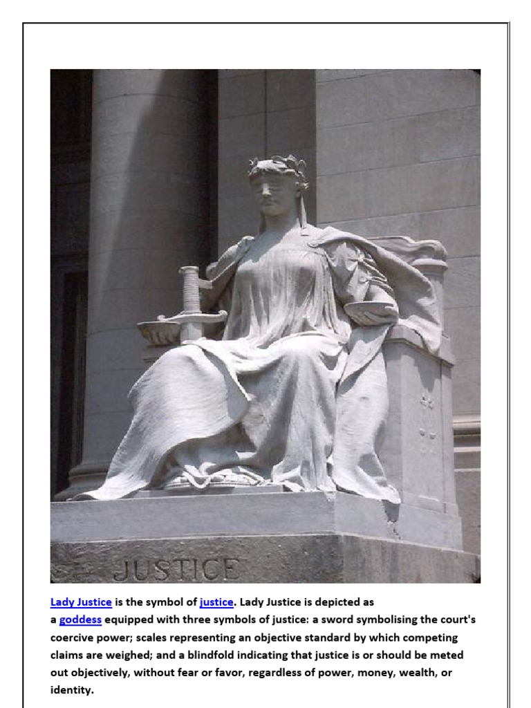 Lady Justice | PDF | Justice | Crime & Violence