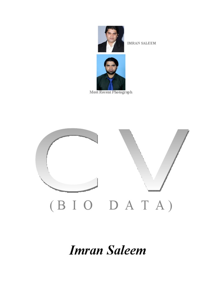 (B I O D A T A) : Imran Saleem | PDF