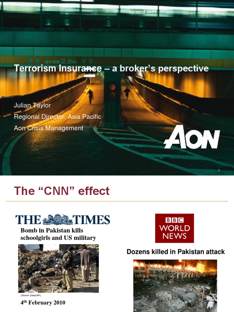 Terrorism Insurance Insights for Brokers | PDF | Pakistan | Risk Management