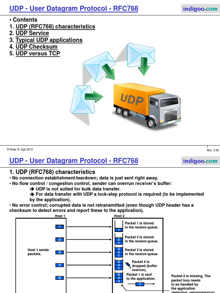 UDP - User Datagram Protocol - RFC768 | PDF | Internet Protocols ...