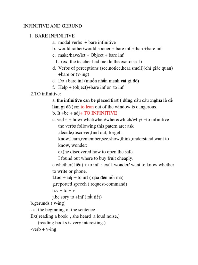 To Lean + To Infinitive | PDF | Verb | Languages