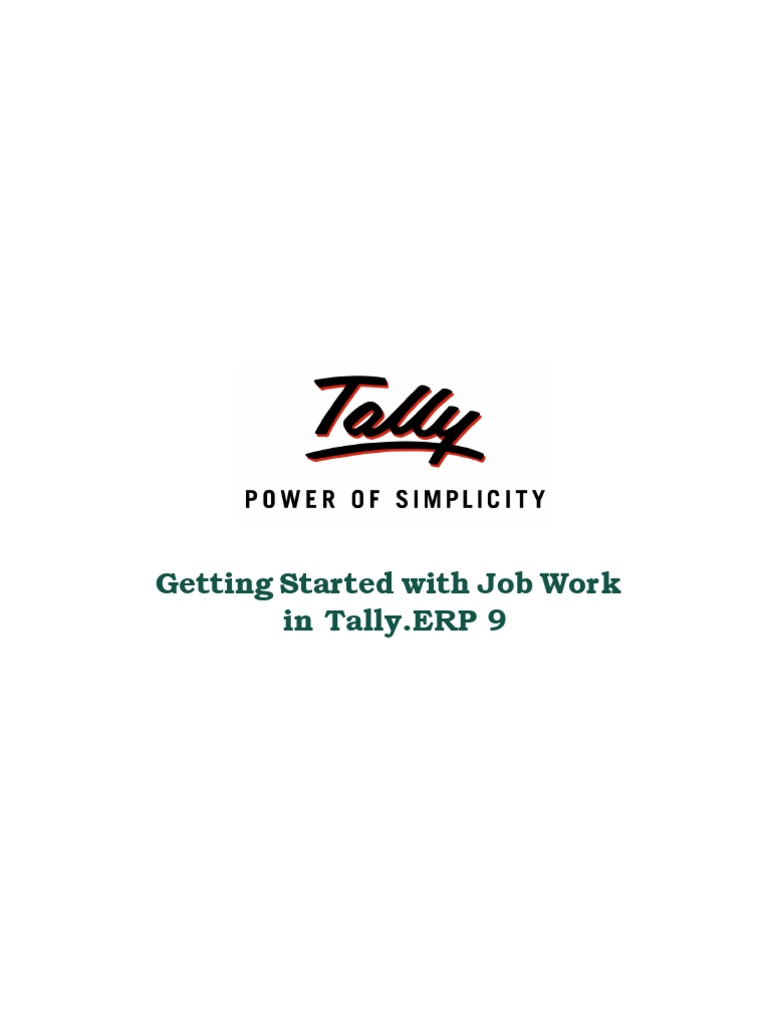 Tally | PDF | Receipt | Inventory