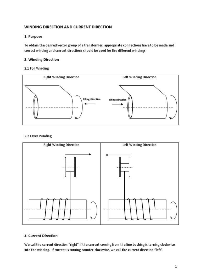 Transformer Winding and Current Directions | PDF | Science ...