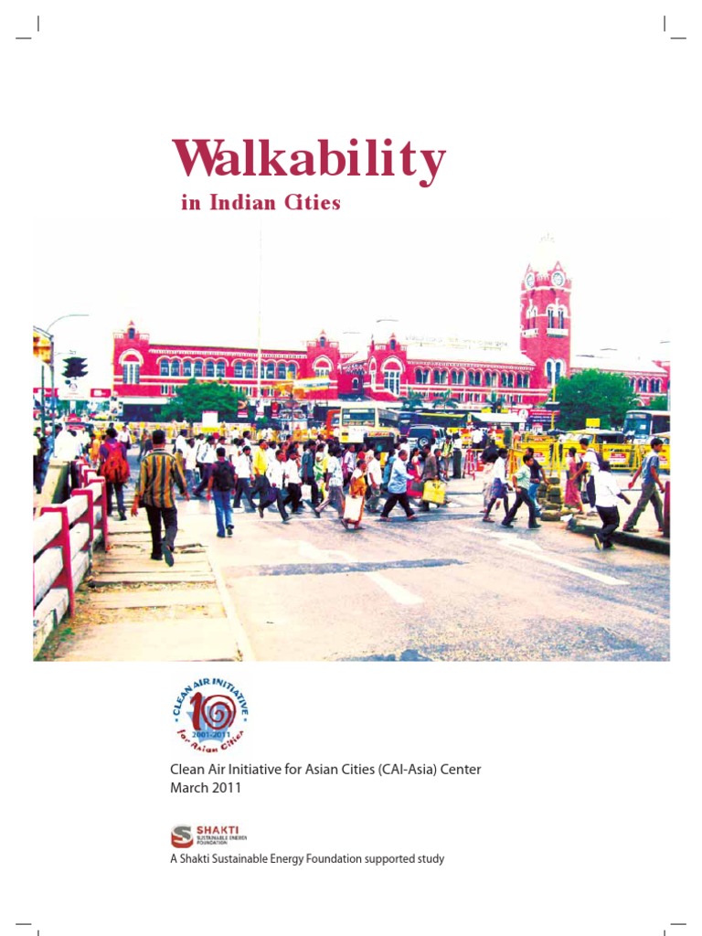 Improving Walkability in Indian Cities | PDF | City | Pedestrian