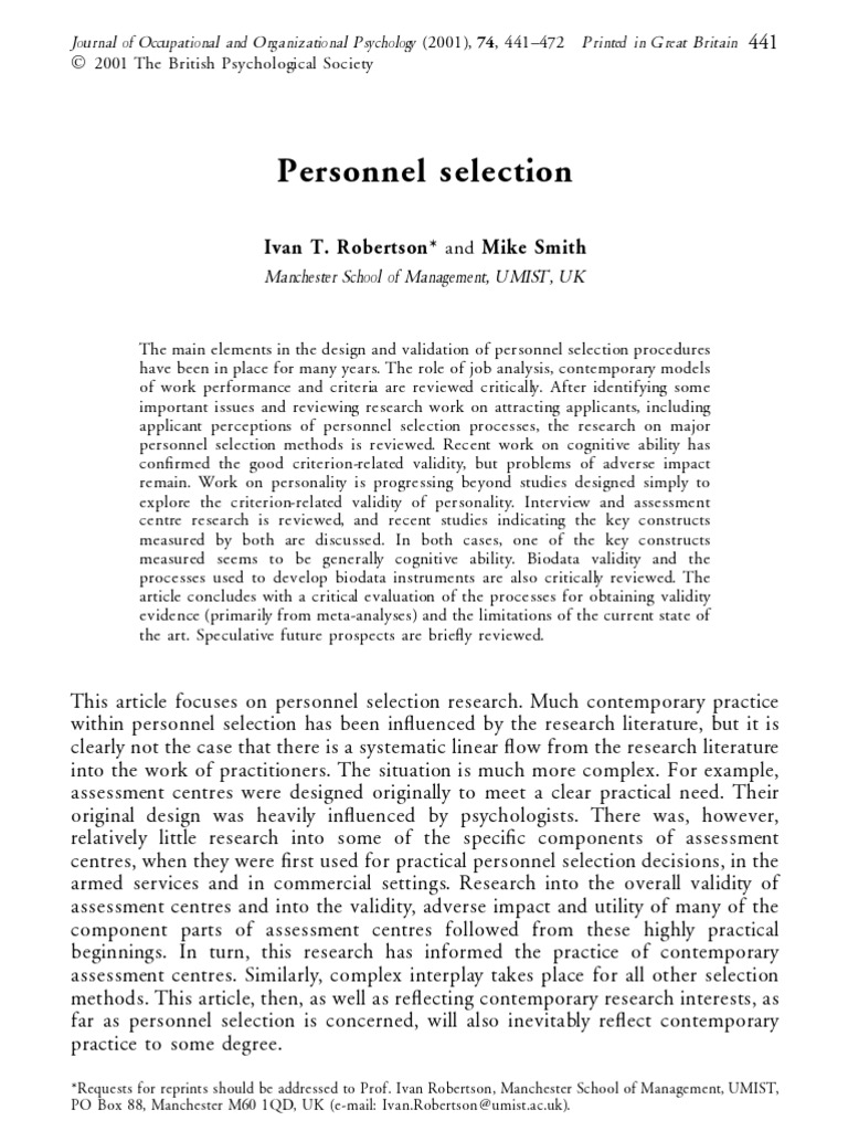 Selection Process | PDF | Validity (Statistics) | Meta Analysis