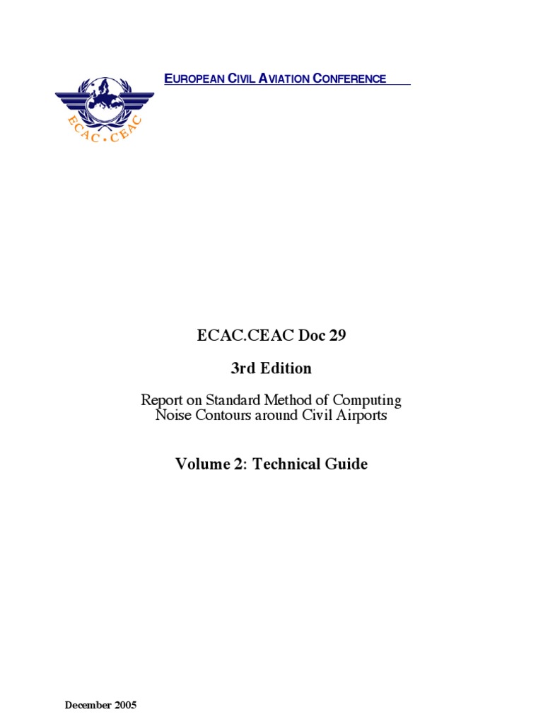 ECAC Report 29 - Ver 3 - Vol 2 | PDF | Noise | Sound