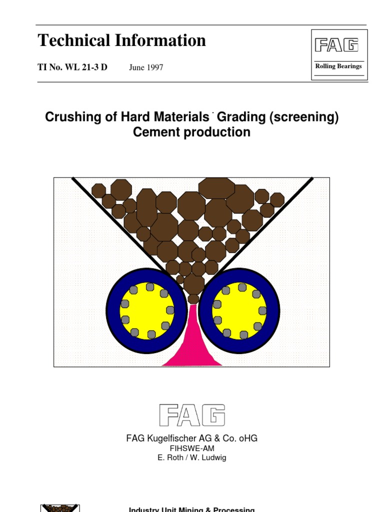 Crushing & Screening of Hard Materials | PDF | Bearing (Mechanical ...