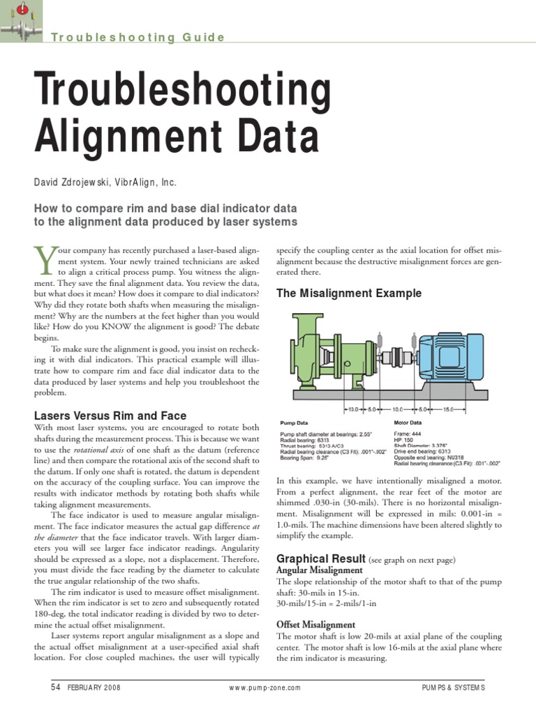 Pump Alignment. | PDF | Mechanical Engineering | Nature