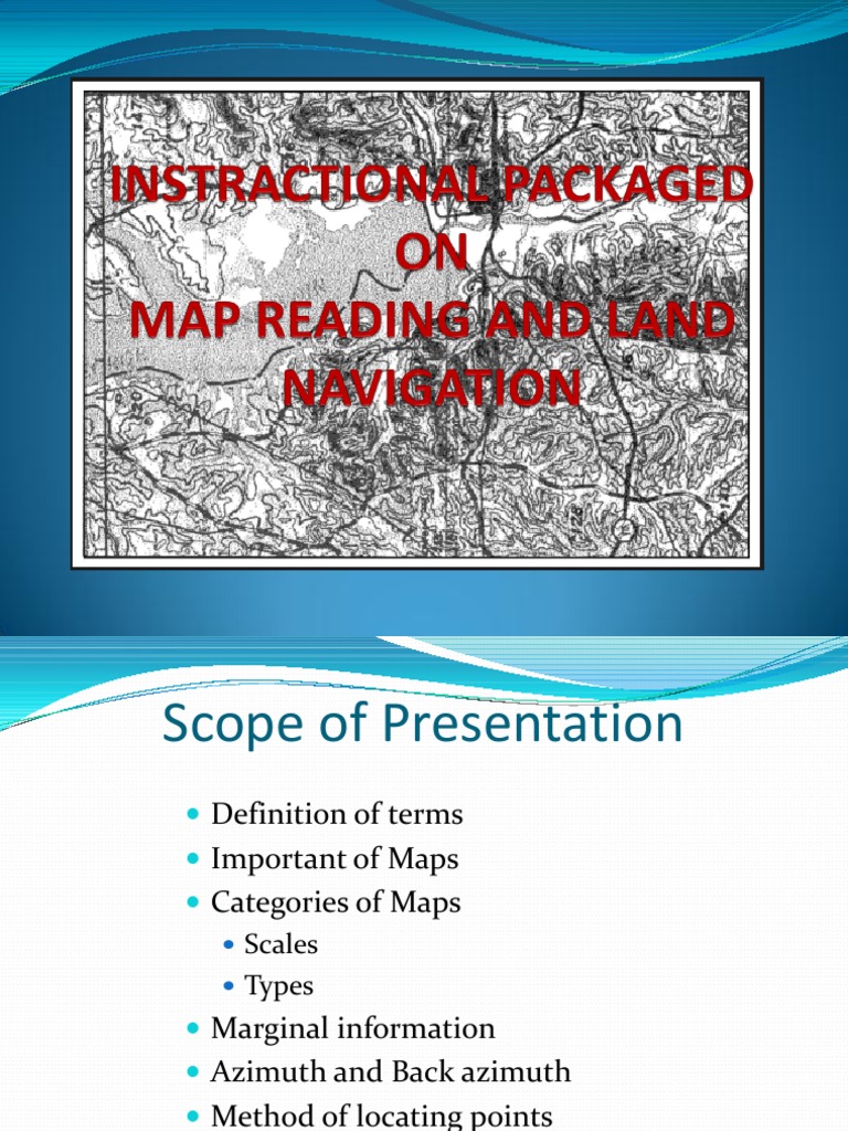 Map Reading | PDF | Map | Topography