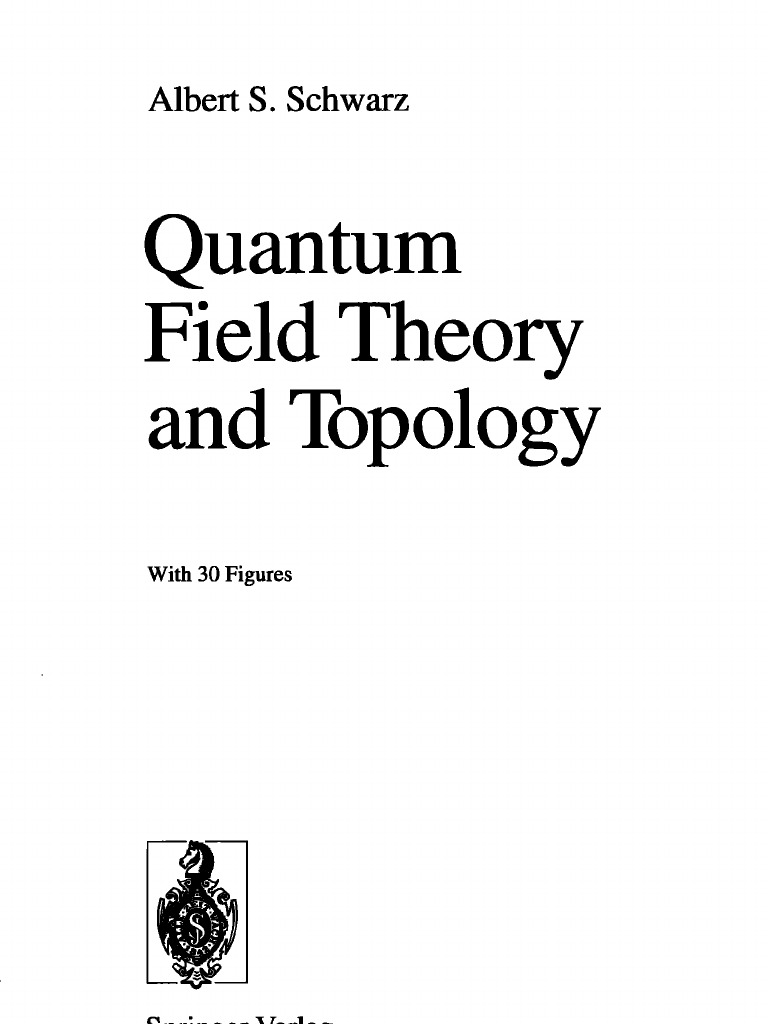 QFT and Topology - Schwarz | PDF