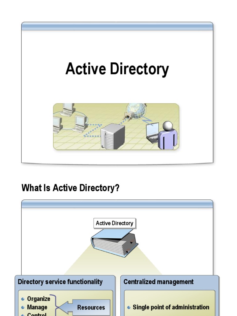 Active Directory | PDF | Active Directory | Group Policy