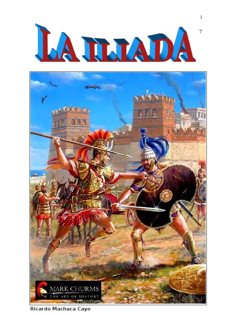 Análisis literario de La Ilíada | PDF | Héctor | Aquiles