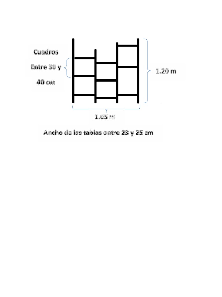 Plano para Hacer Un Librero PDF | PDF