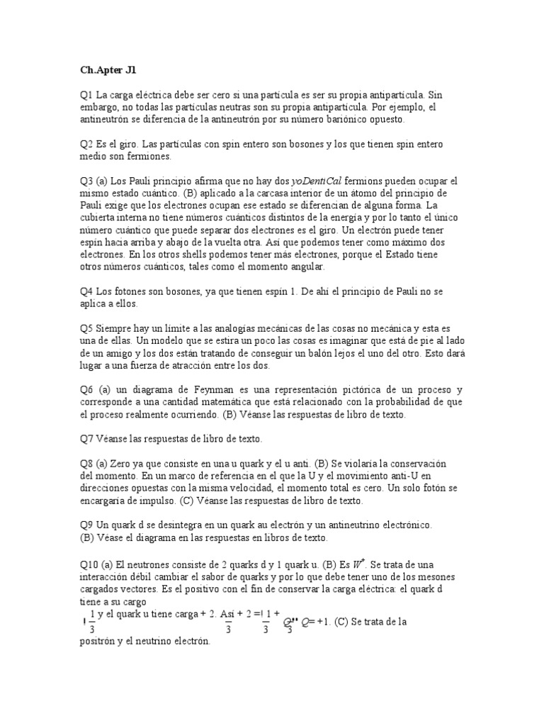 Número Bariónico y Partículas Neutras | PDF | Spin (Física) | Cuarc