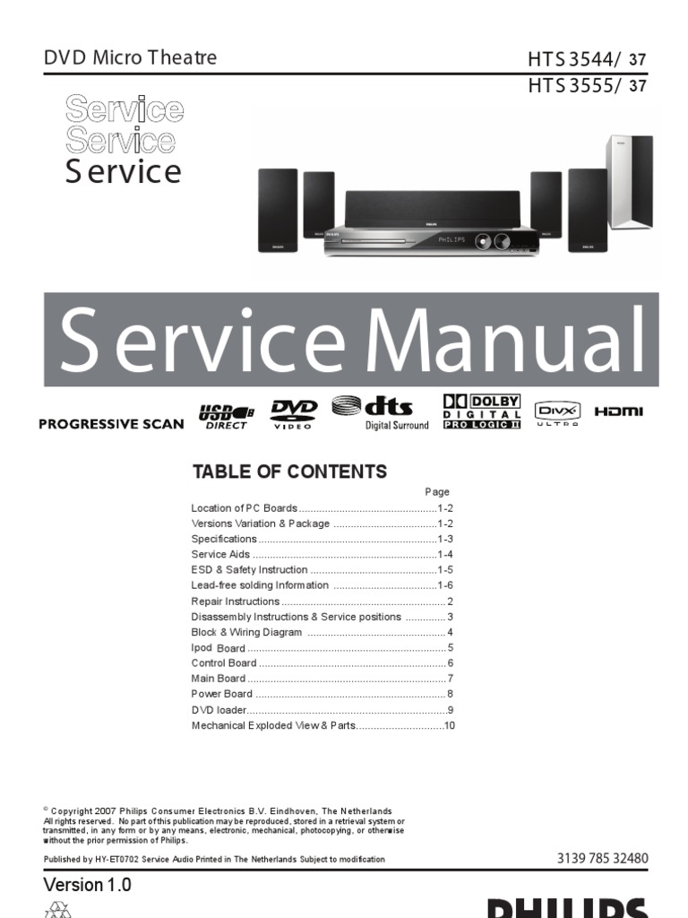 Esquema Philips | PDF | Electronics | Audio Electronics