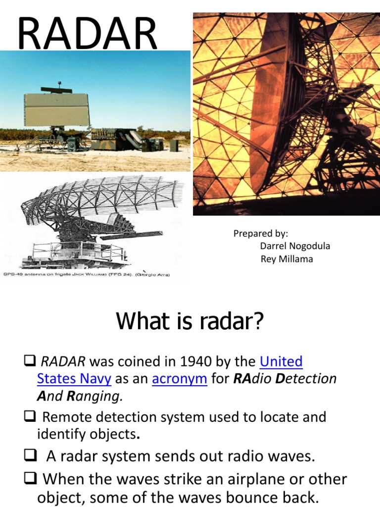 RADAR | PDF | Radar | Transmitter
