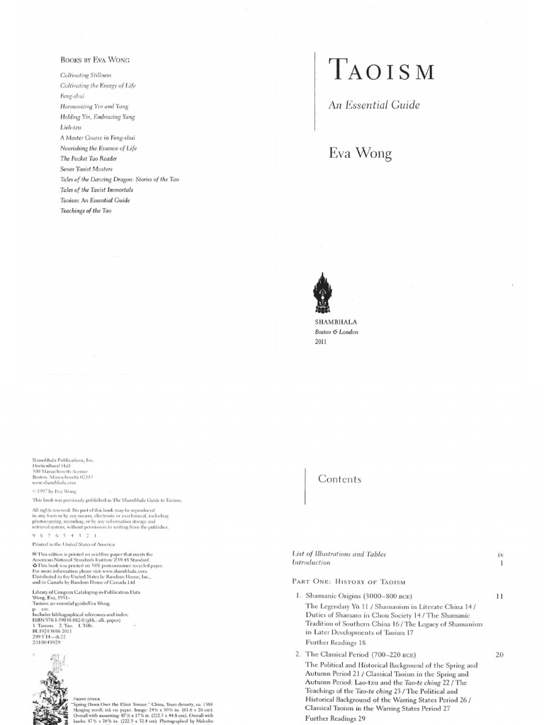 Taoism, An Essential Guide | PDF
