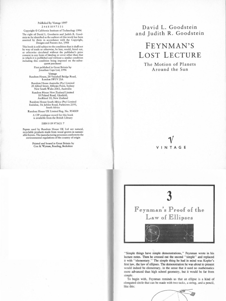 Feynman's Lost Lecture | PDF