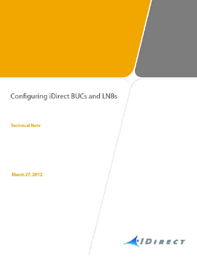 Manual de Idirect | Download Free PDF | Very Small Aperture Terminal ...